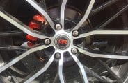 REVOLUTION RACING® RR22 Wheels - Black with Red Face Rims